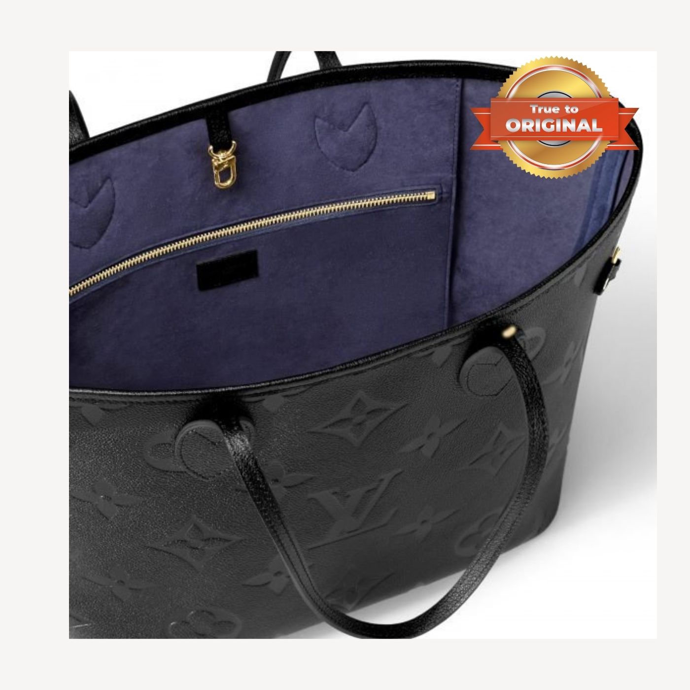 [True-to-ORIGINAL] Louis Vuitton Neverfull MM Tote Bag Black For Women ...