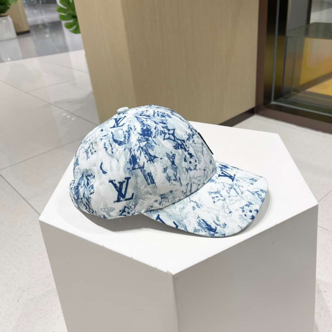 Louis Vuitton Monogram Cap White For Women - MassToneUS
