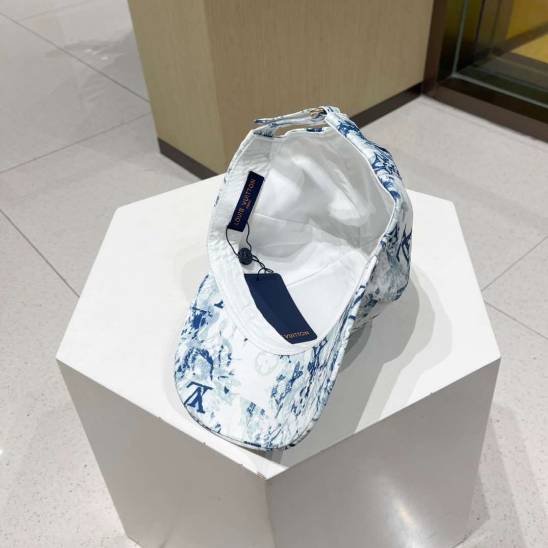 Louis Vuitton Monogram Cap White For Women - MassToneUS