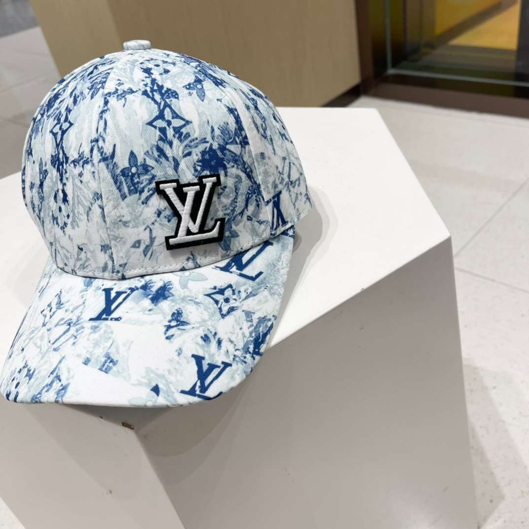 Louis Vuitton Monogram Cap White For Women - MassToneUS
