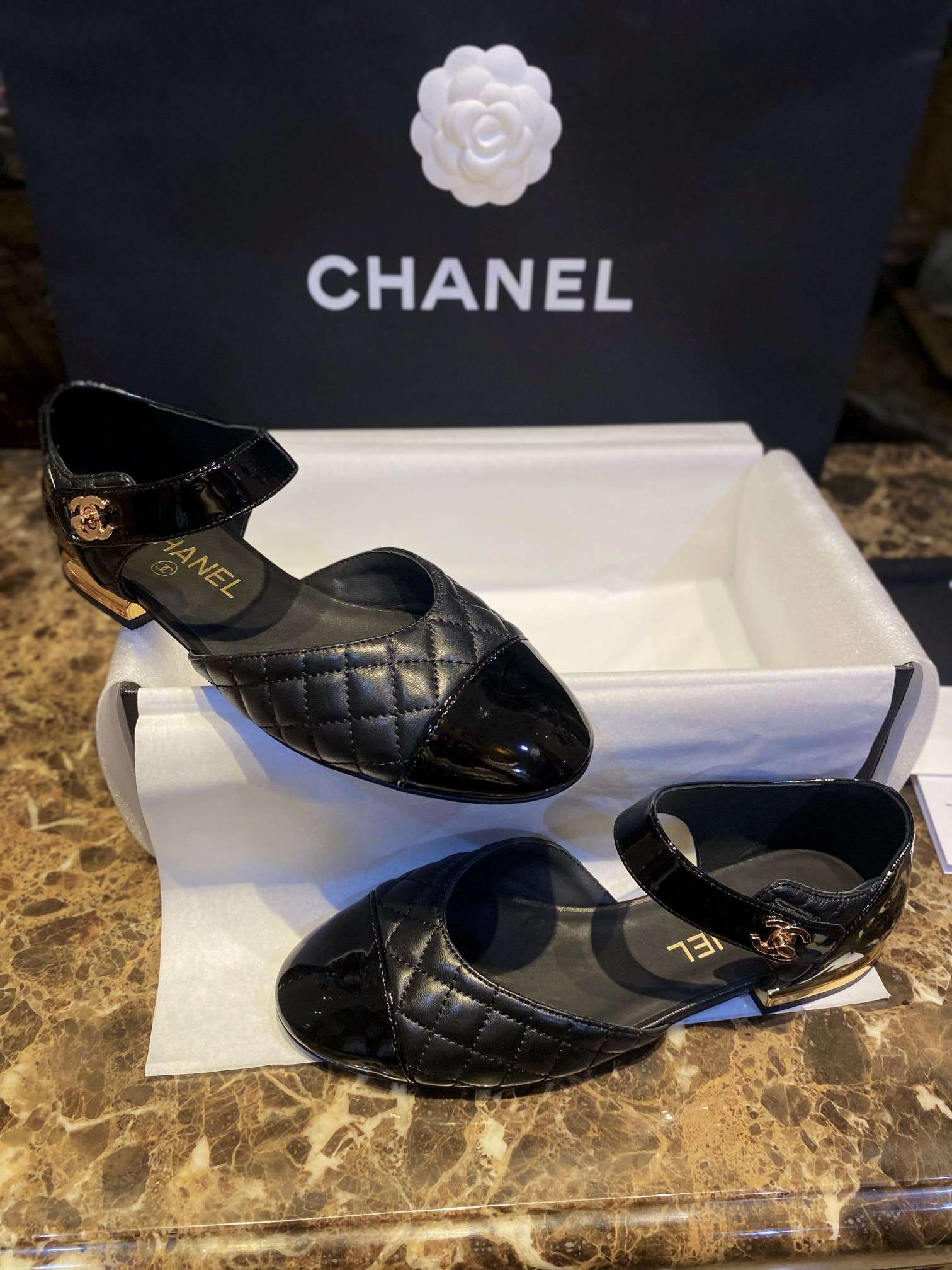 Chanel CC Logo Sling Black For Women - MassToneUS