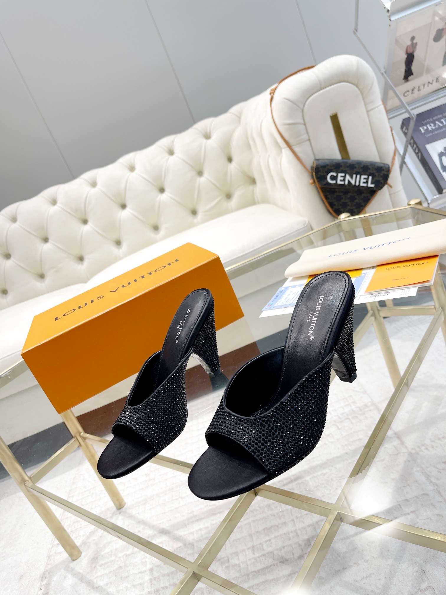 Louis Vuitton Super Mule Black For Women - MassToneUS