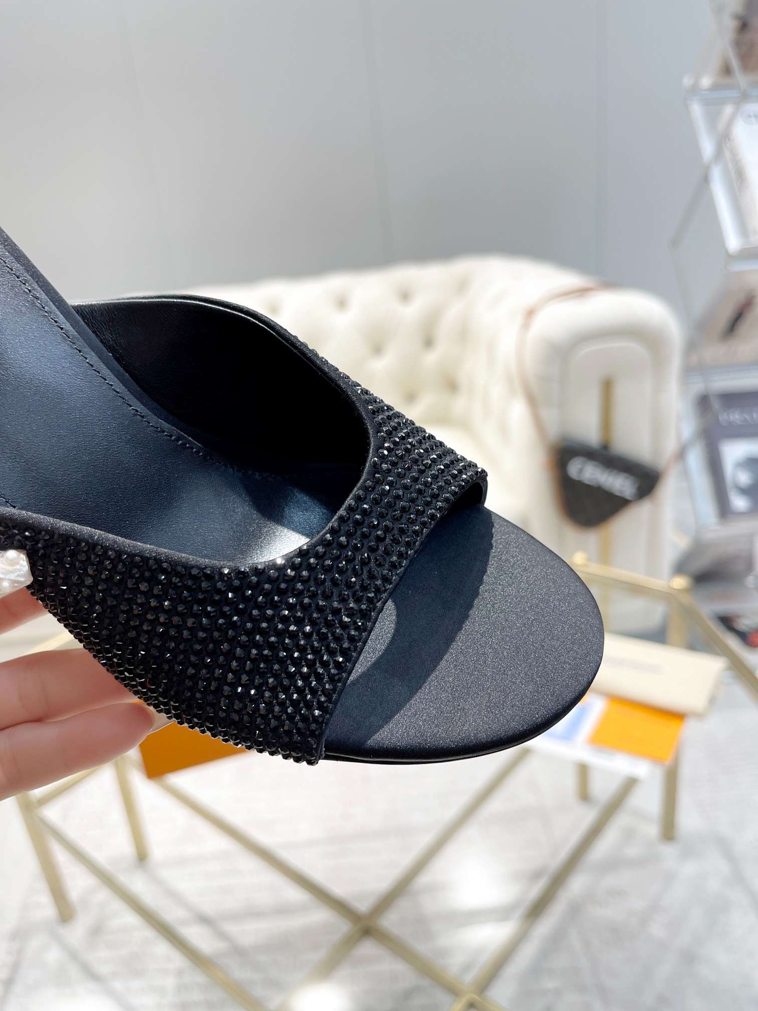 Louis Vuitton Super Mule Black For Women - MassToneUS