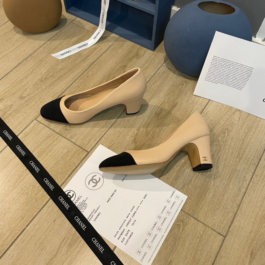 Chanel Pumps Beige For Women - MassToneUS