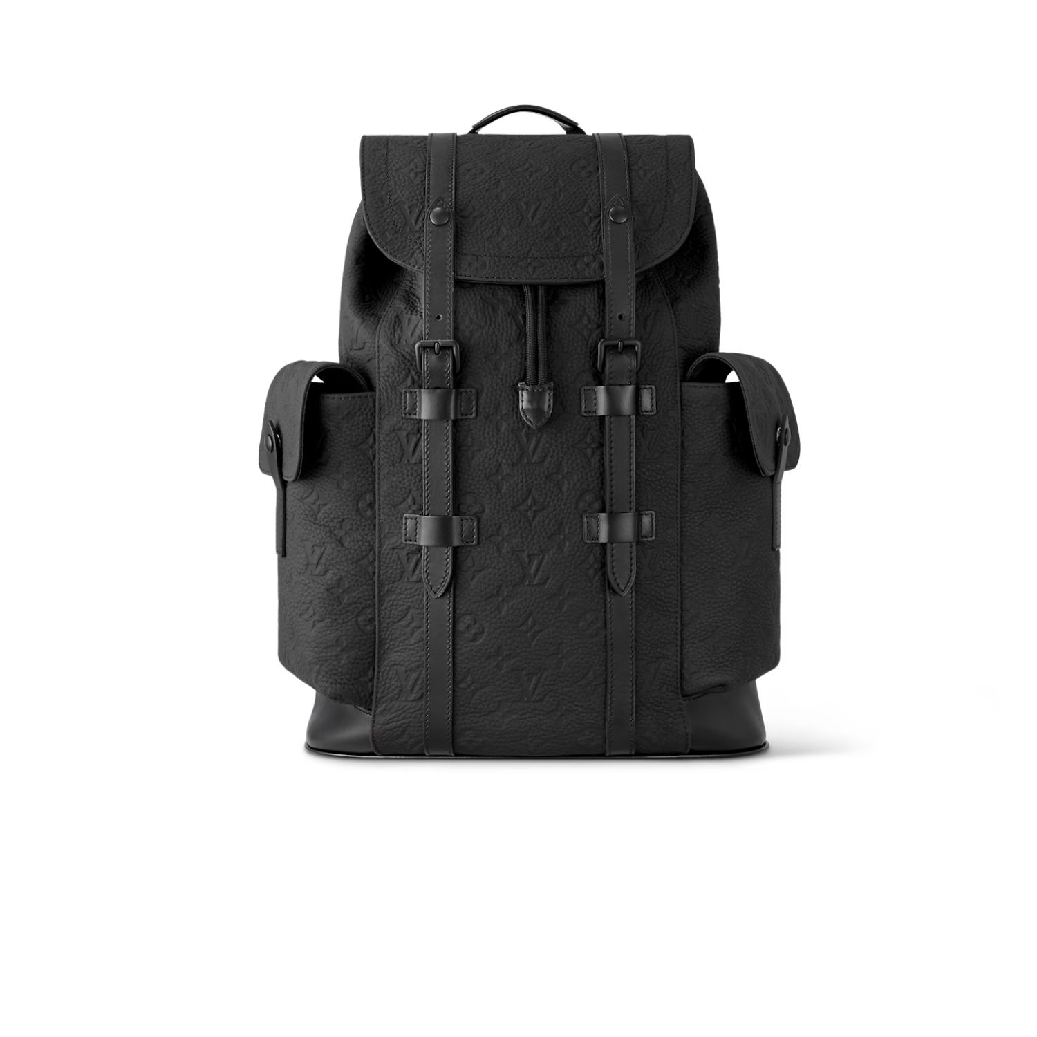 Louis Vuitton Christopher MM Monogram Taurillon Leather Black For Men ...