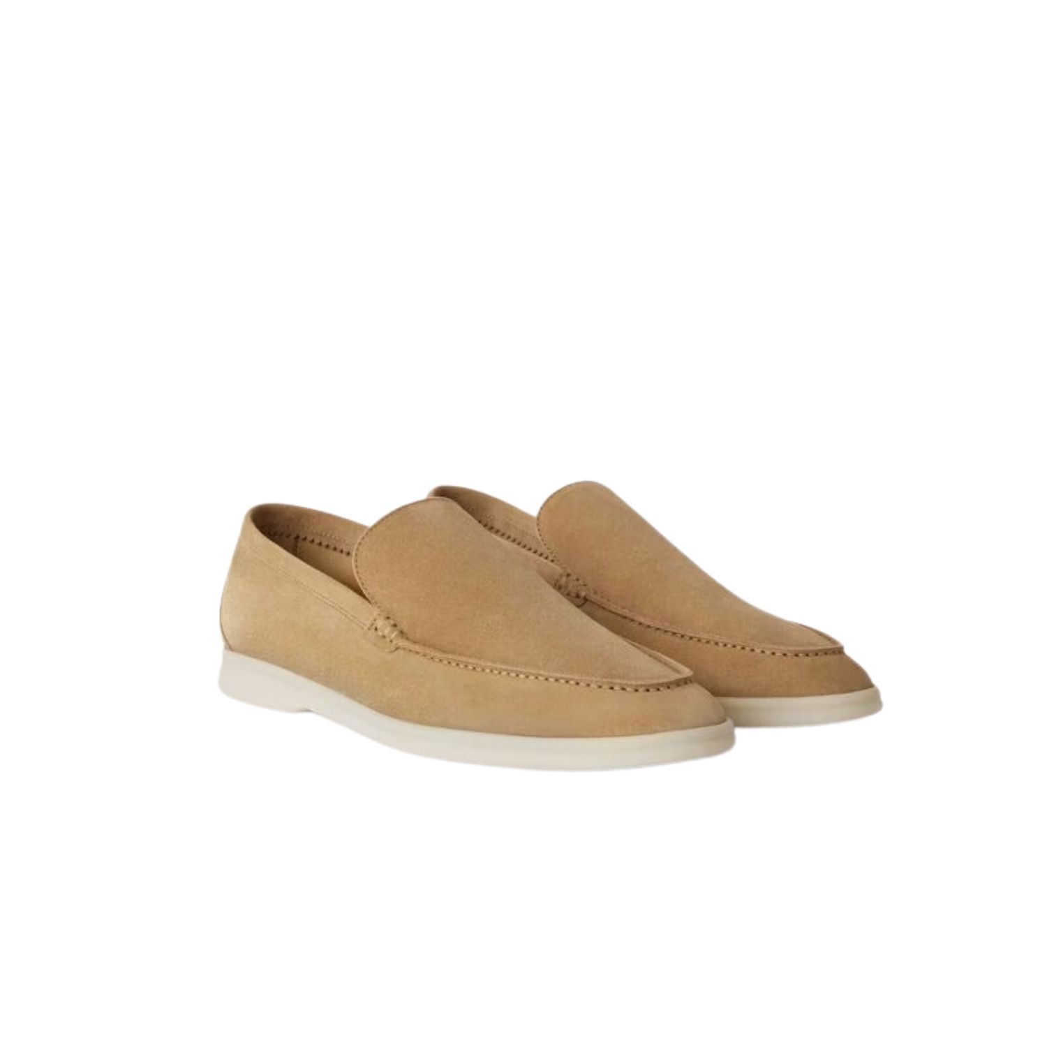 Loro Piana Summer Walk Linen Loafers In Brown For Men Lyst