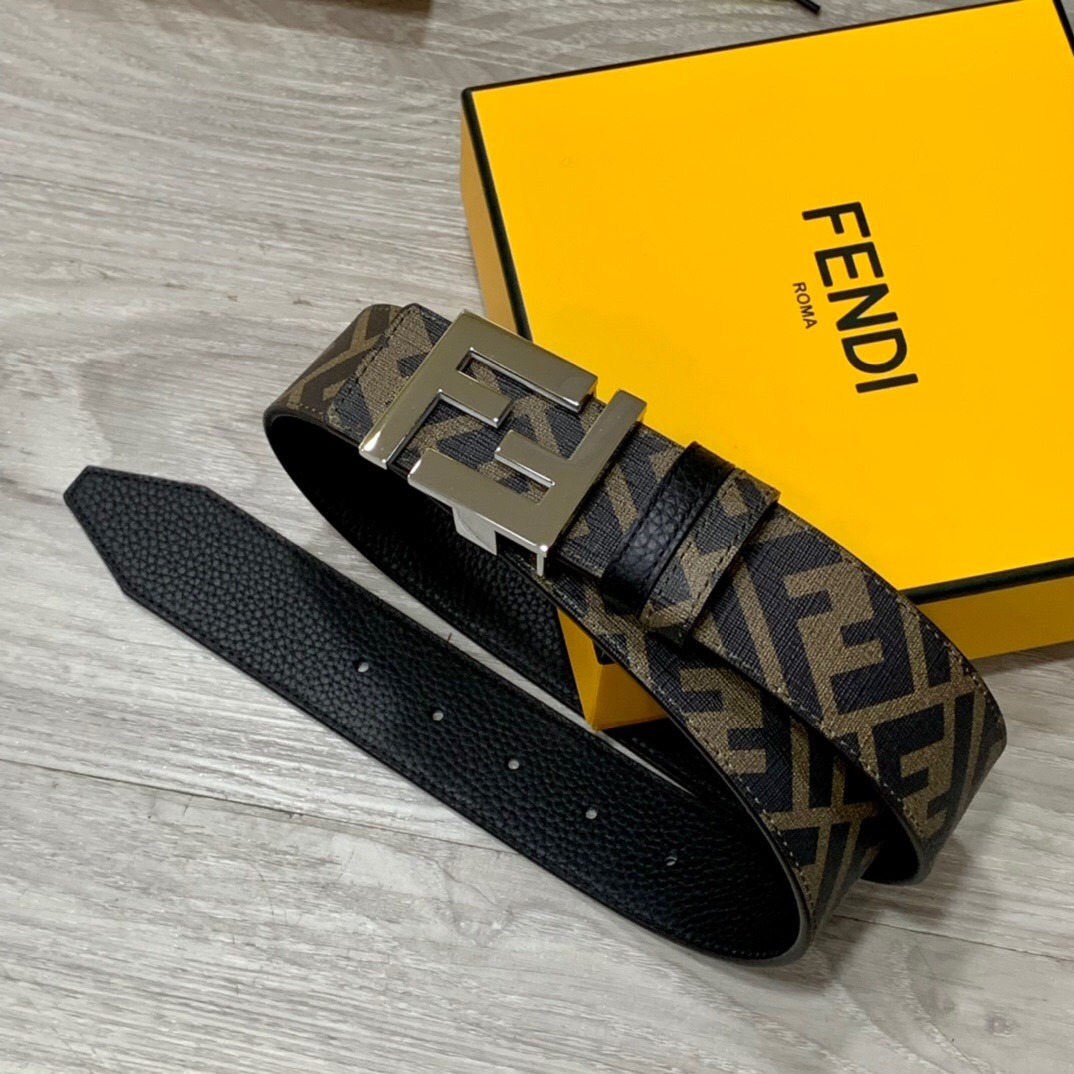 Fendi Belt Black/Brown For Women - MassToneUS