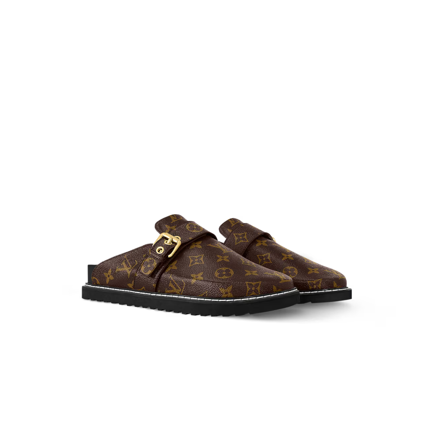 Louis Vuitton LV Cosy Flat Comfort Clog Brown For Women 1AAW6Q - MassToneUS