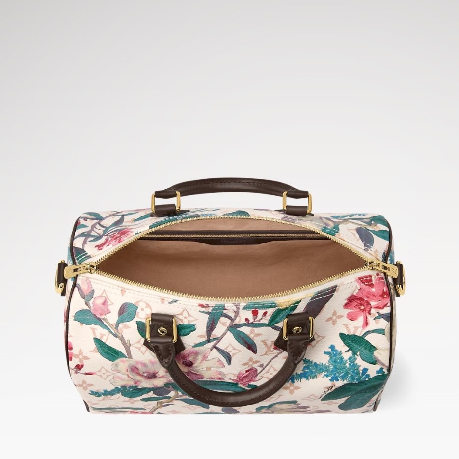 Louis Vuitton Speedy Soft 30 Top Handle Bag 11.8in/ 30cm Monogram Dune ...