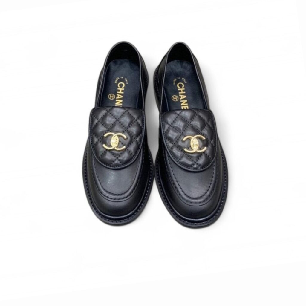 Chanel Romance CC Embellished Loafers White For Women - MassToneUS