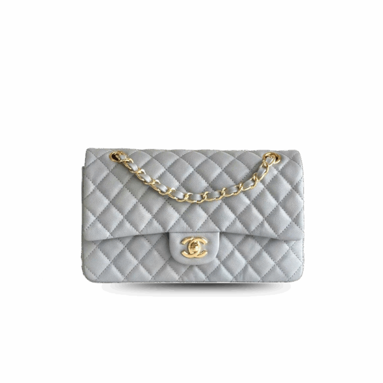 Chanel Classic Double Flap Bag Medium Crossbody 10.2in/ 26cm Black ...