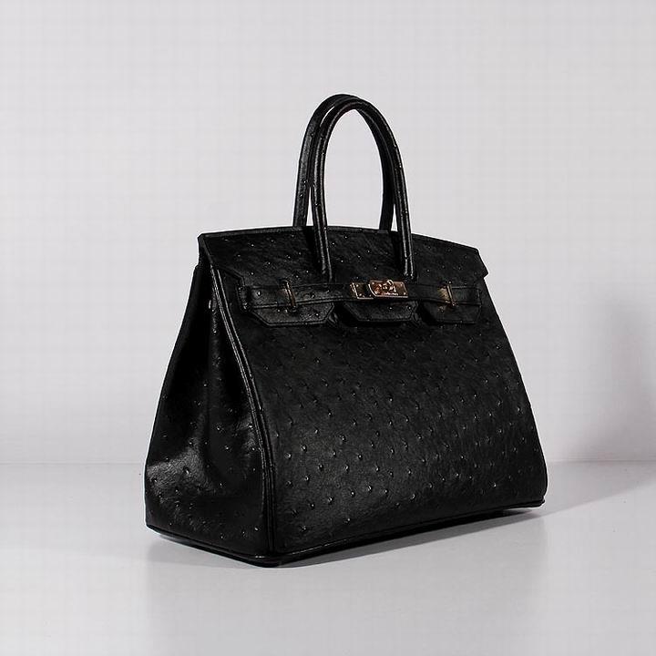 Hermes Birkin With Textures Black For Women Gold Toned Hardware 14in ...