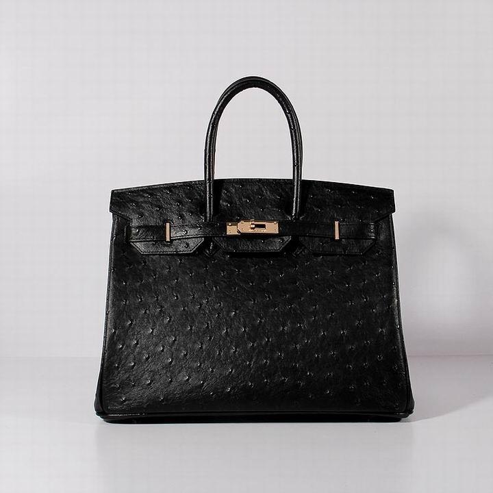 Hermes Birkin With Textures Black For Women Gold Toned Hardware 14in ...