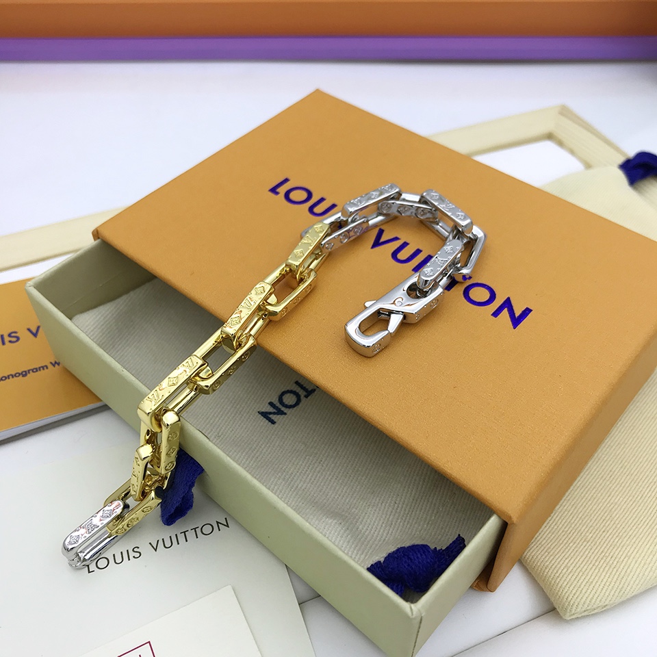 LV Jewelry Monogram Chain Gold/Silver M1555M - MassToneUS