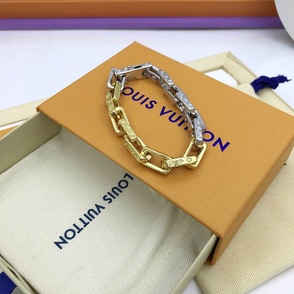 LV Jewelry Monogram Chain Gold/Silver M1555M - MassToneUS