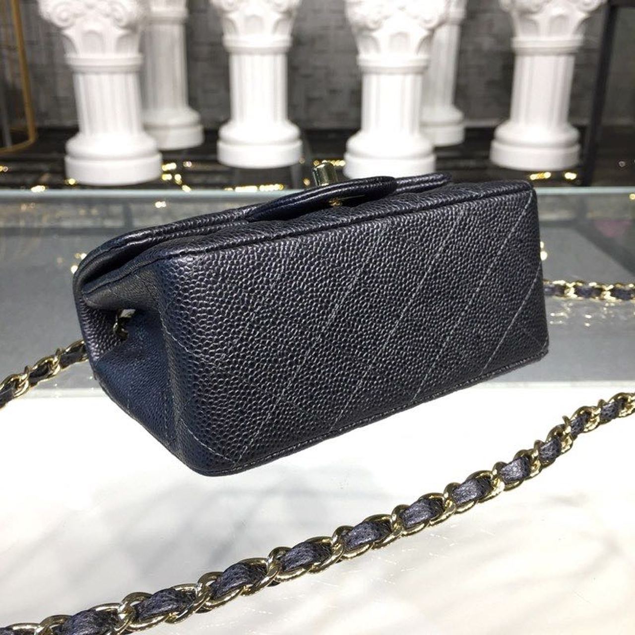 Chanel Mini Flap Bag Caviar Black For Women, Women's Bags, Shoulder And ...